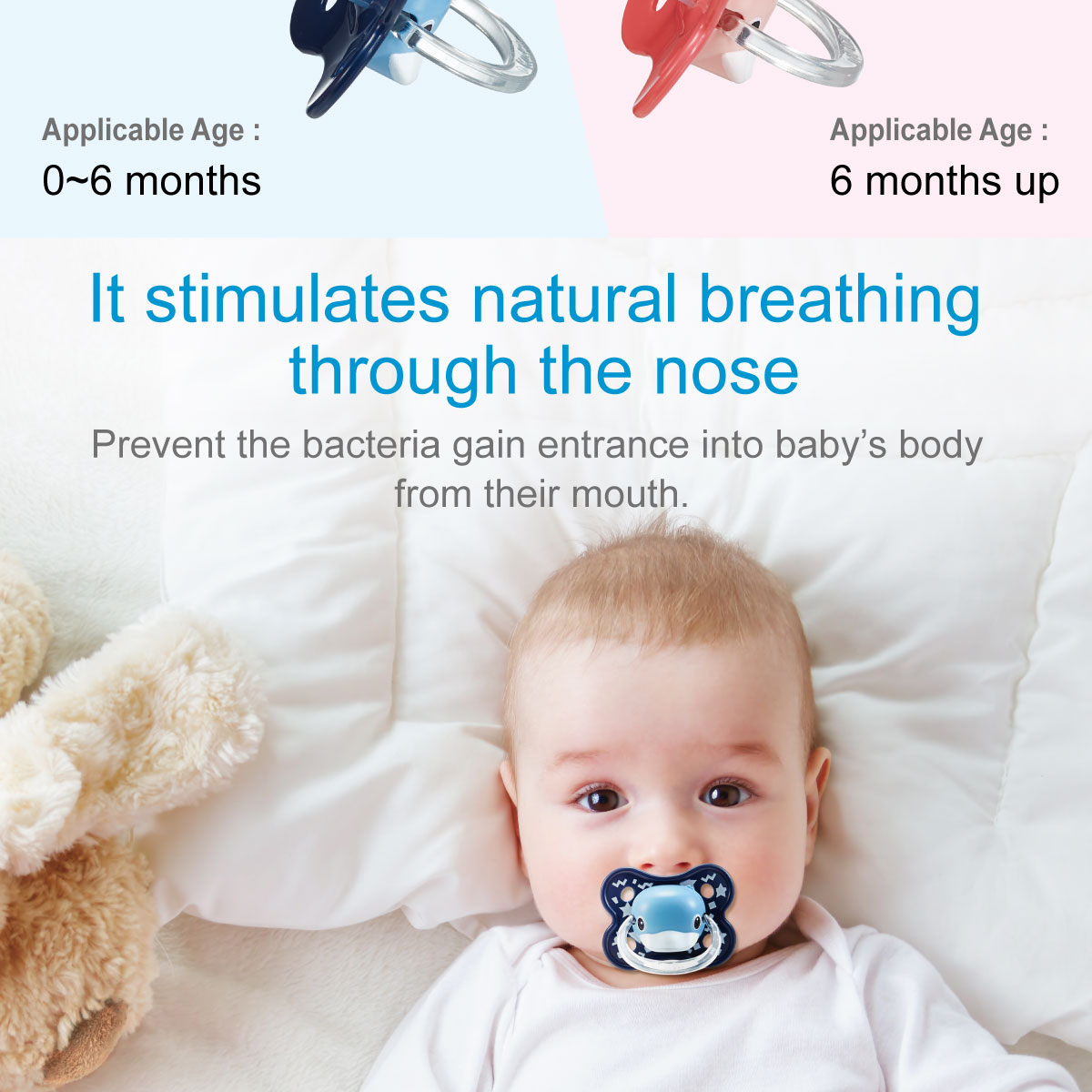 Kuku Duckbill Pacifier 0-6 months KU5518 – OTOMO | KUKU DUCKBILL BABY ...