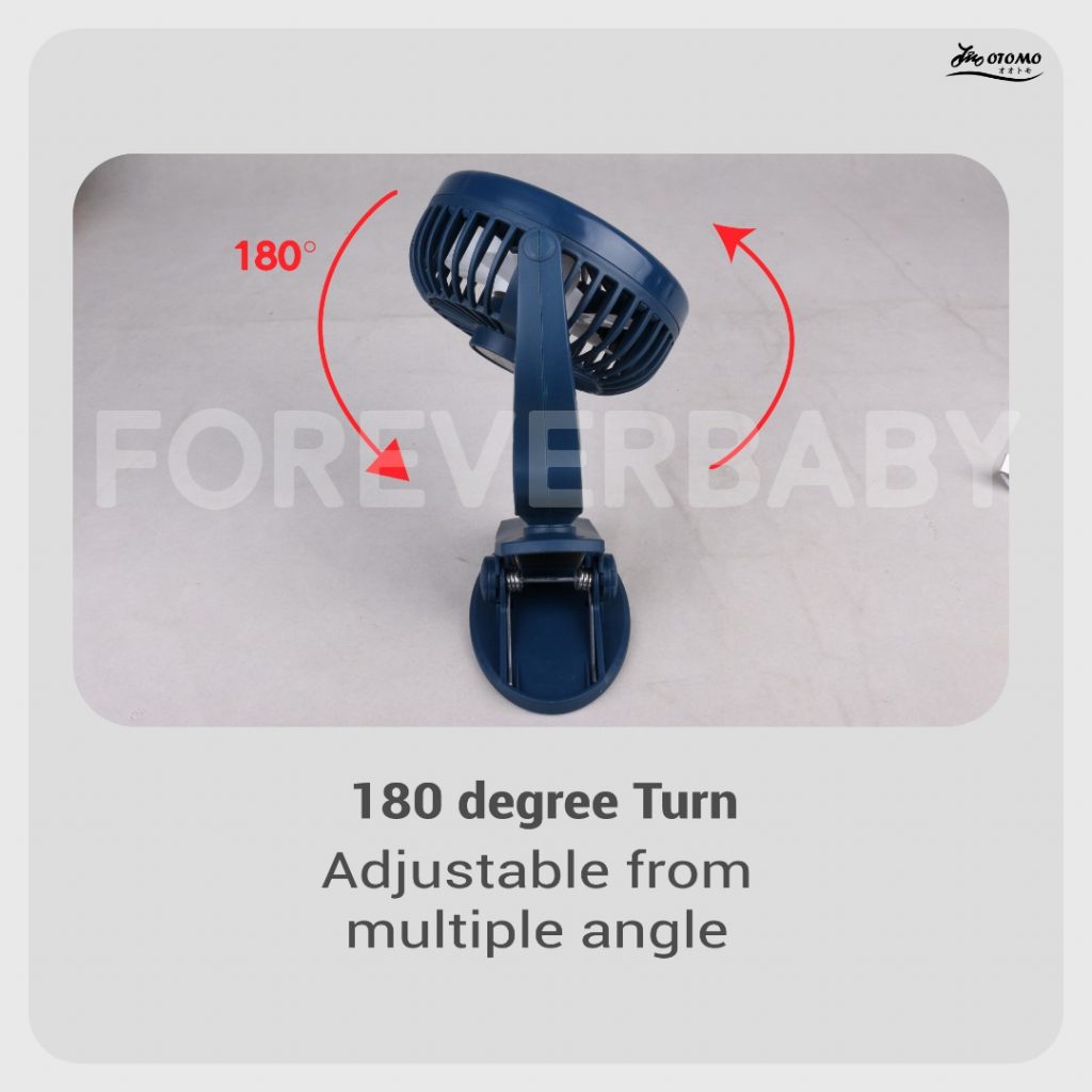 MZL22 Mini 360 Degree Stroller Fan – OTOMO | KUKU DUCKBILL BABY PRODUCTS