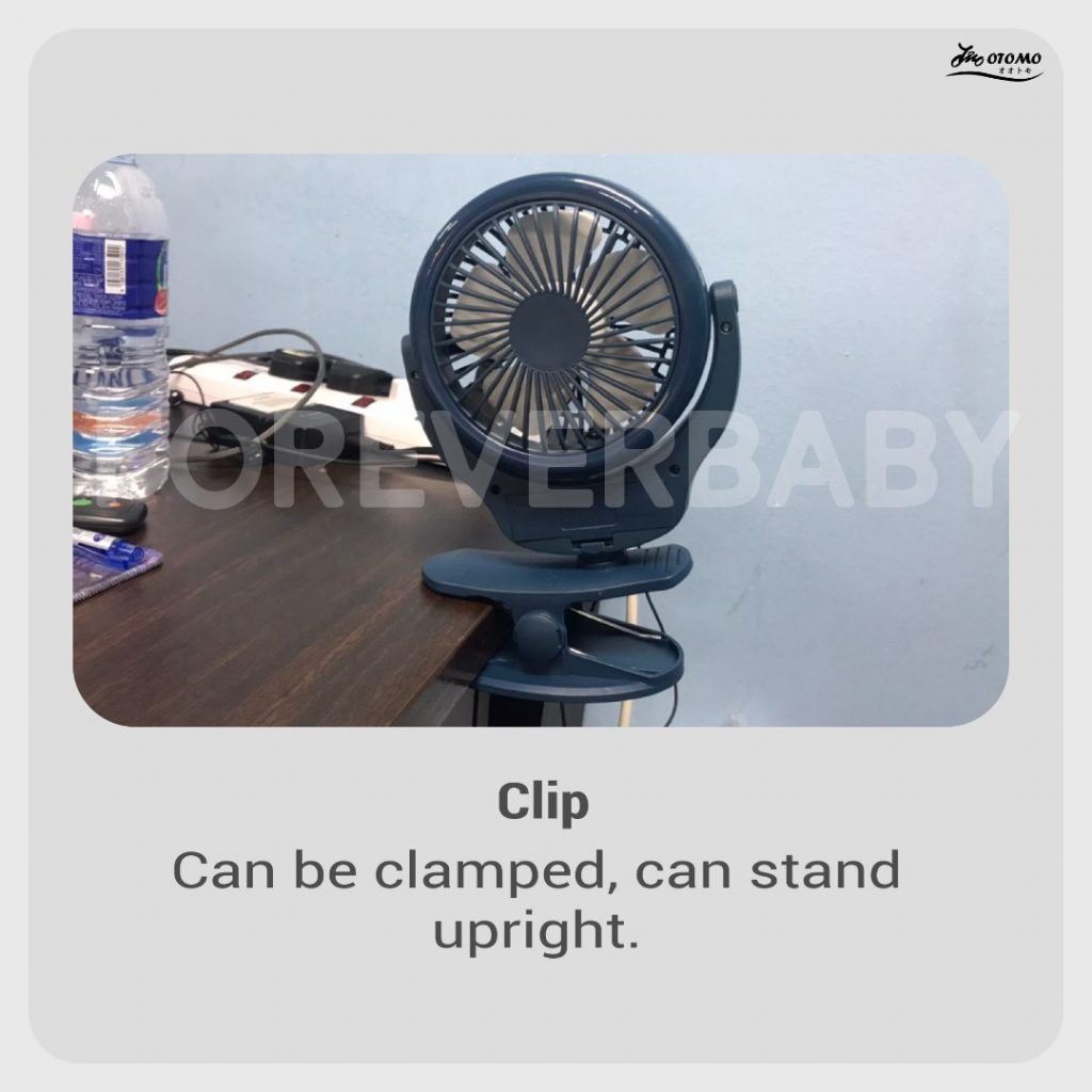 MZL22 Mini 360 Degree Stroller Fan – OTOMO | KUKU DUCKBILL BABY PRODUCTS