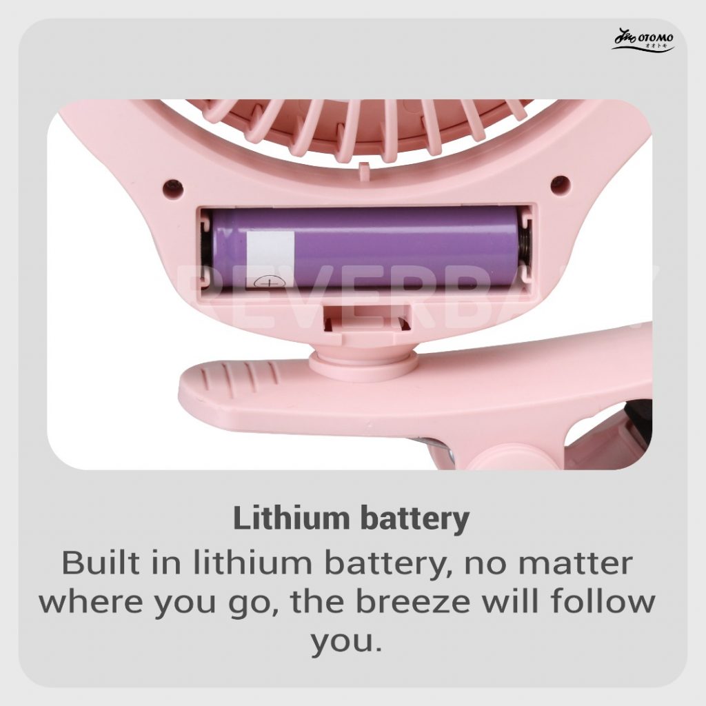 MZL22 Mini 360 Degree Stroller Fan – OTOMO | KUKU DUCKBILL BABY PRODUCTS