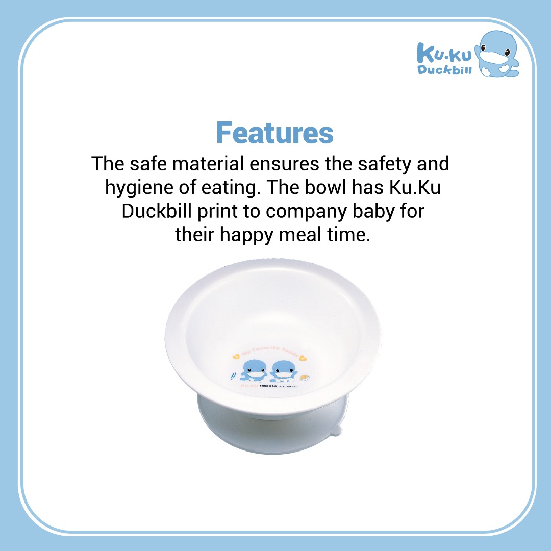 Kuku Duckbill Training Bowl KU5322 – OTOMO | KUKU DUCKBILL BABY PRODUCTS