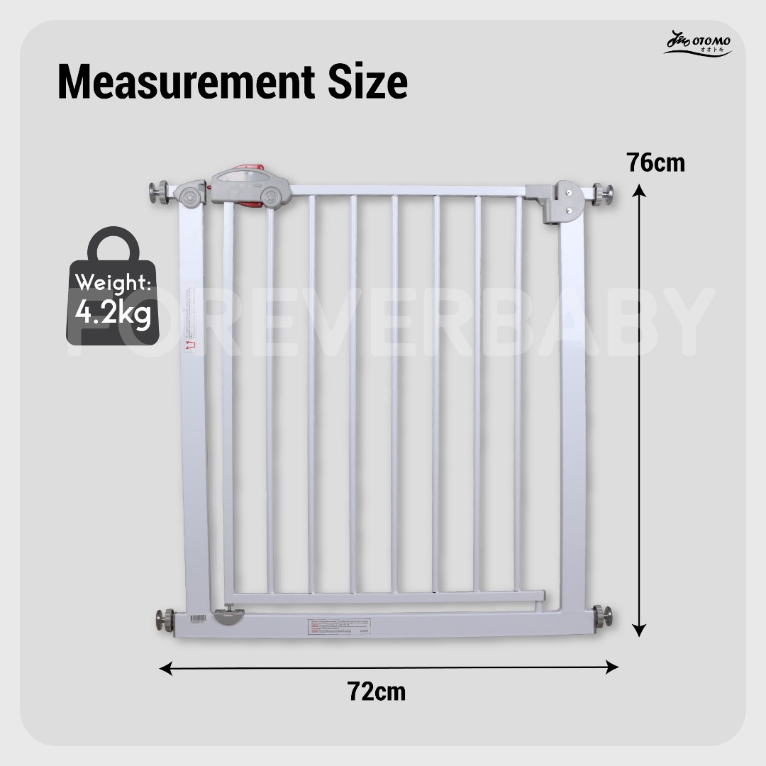 Otomo Safety Baby Gate Opening with Auto Lock TD04 – OTOMO | KUKU ...