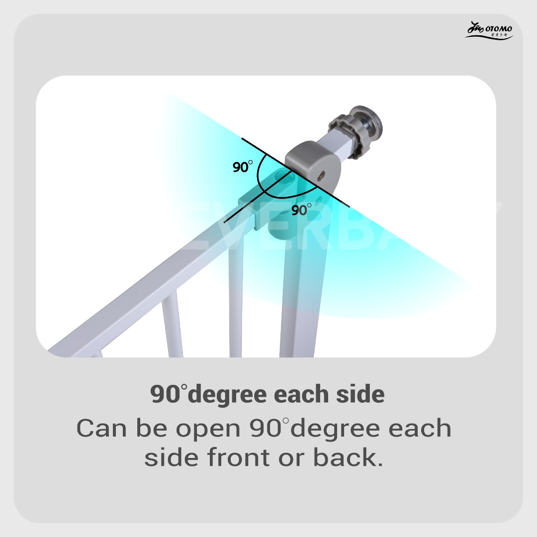 Otomo Safety Baby Gate Opening with Auto Lock TD04 – OTOMO | KUKU ...