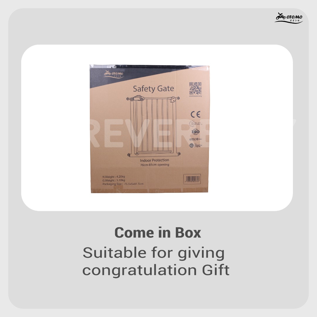 Otomo Safety Baby Gate Opening with Auto Lock TD04 – OTOMO | KUKU ...