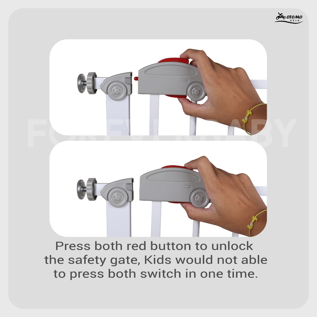 Otomo Safety Baby Gate Opening with Auto Lock TD04 – OTOMO | KUKU ...