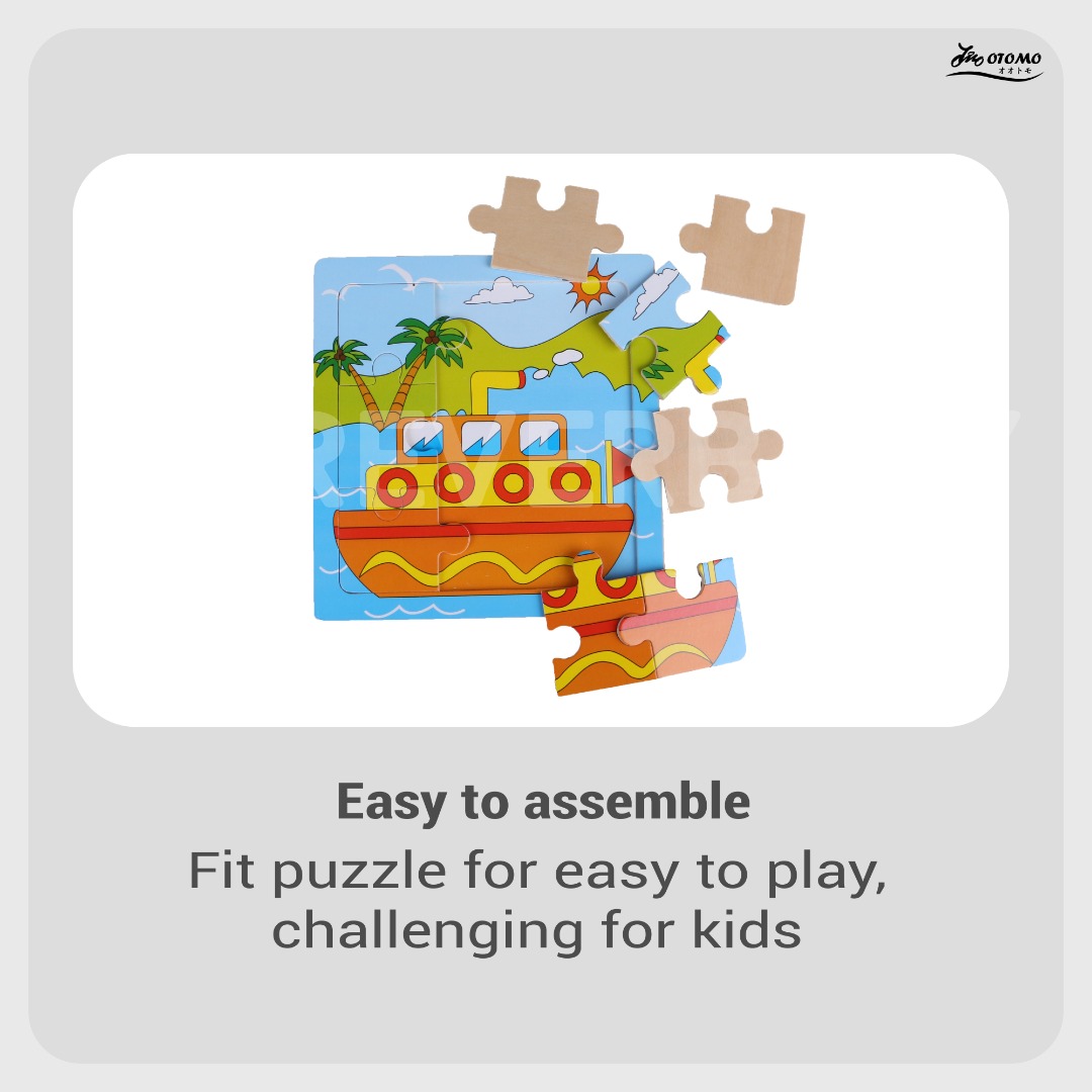 Kids Wood Jigsaw Puzzle XQ – OTOMO | KUKU DUCKBILL BABY PRODUCTS