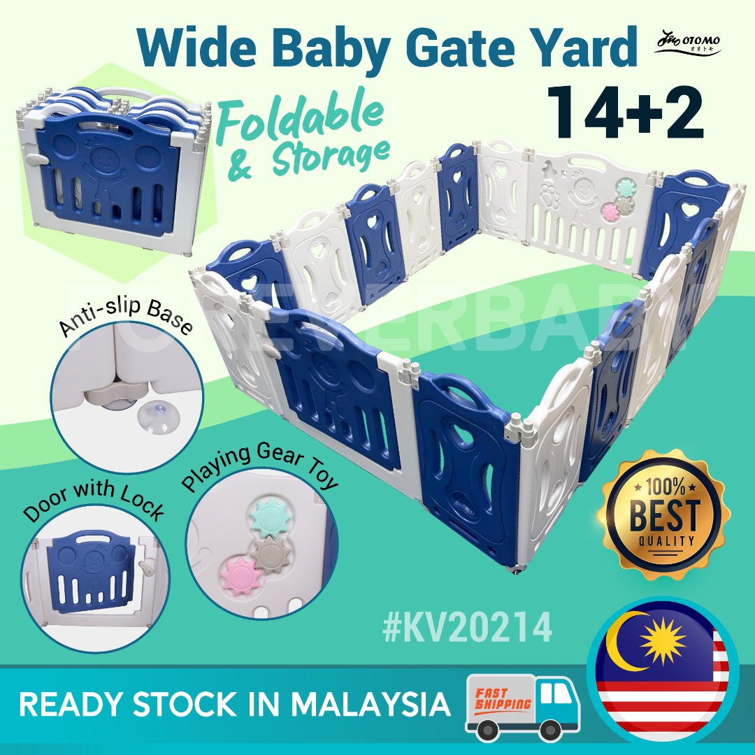 Otomo Baby Play Fence Safety Gate Yard KV202-14 – OTOMO | KUKU DUCKBILL ...